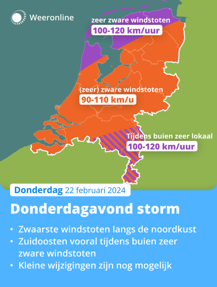 Storm Louis: gevel van hotel Drachten, vandaag alleen in noorden nog harde windstoten ...