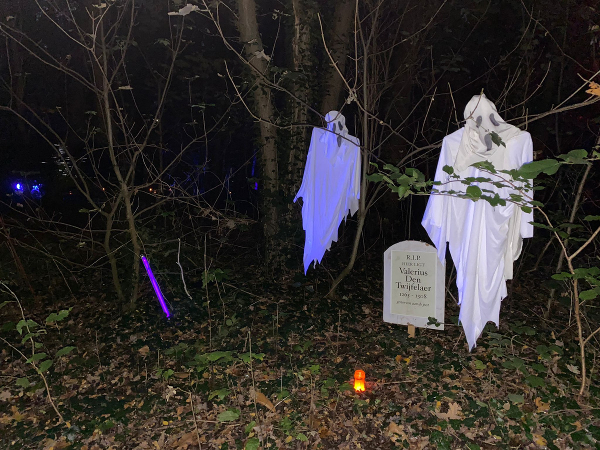 Spokentocht in Gentbrugge trekt duizenden enthousiaste, griezelende wandelaars | Foto | hln.be