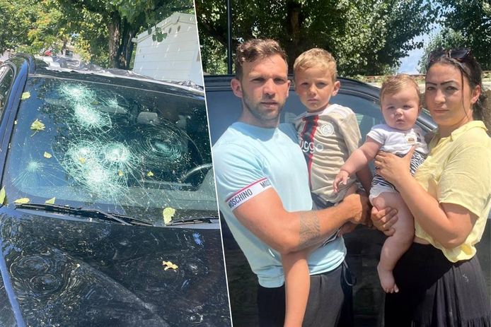 Gezin van Dries (34) ontsnapt aan erger vlakbij Gardameer: “Die ...