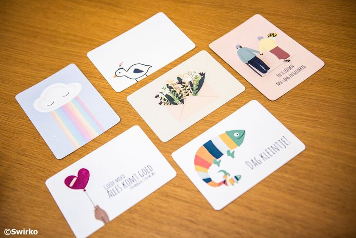 Klara tekent superoriginele wenskaartjes: “Kaartjes met een hoek af ...