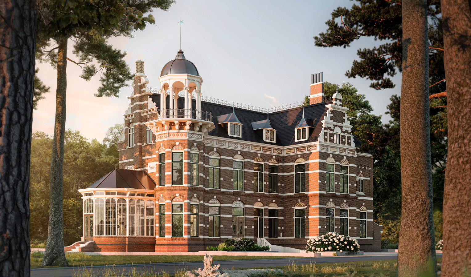 Hoogtepunt voor Zionsburg van Ewald Marggraff; afgebrand Vughts ...