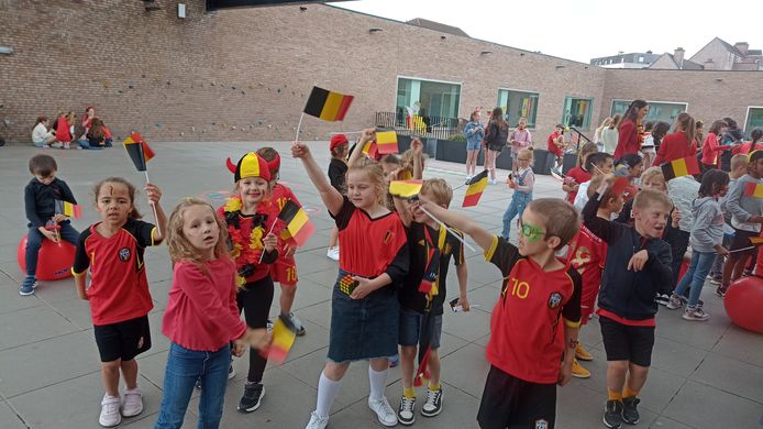 Sint-Rita school in Sint-Truiden kleurt zwart, geel en rood voor eerste ...