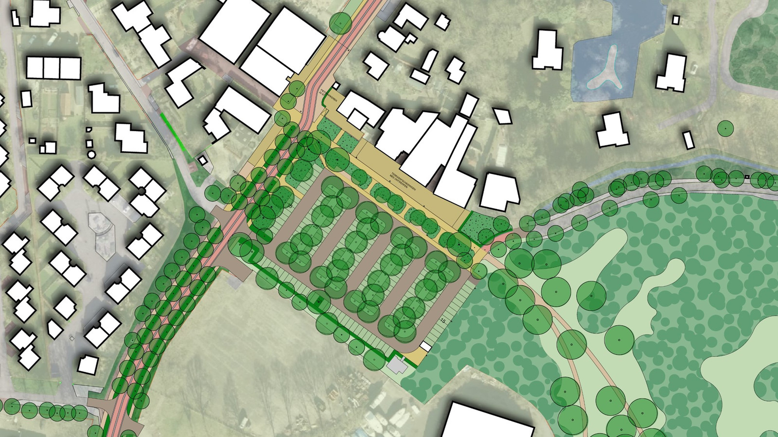 Een promenade in Plasmolen die je naar de Mookerplas voert en veel ...