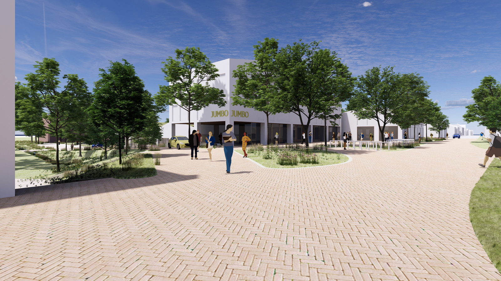 Nieuw Dijkplein in Fijnaart wordt autoluw en krijgt twee woontorens in ...