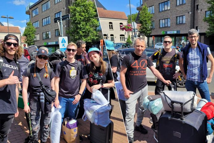 Eerste festivalgangers komen aan voor Graspop: grote drukte aan station ...
