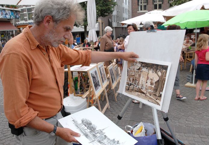 En plein air-kunstenaar Rob van Roon geeft ‘Betuws boekje’ uit | Buren ...