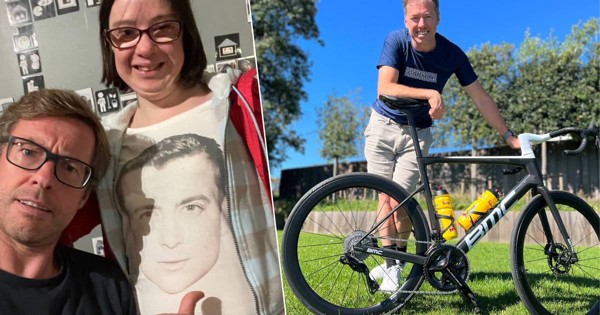 Presentator Bart Schols fietst van Vogezen naar Landen voor vzw ...