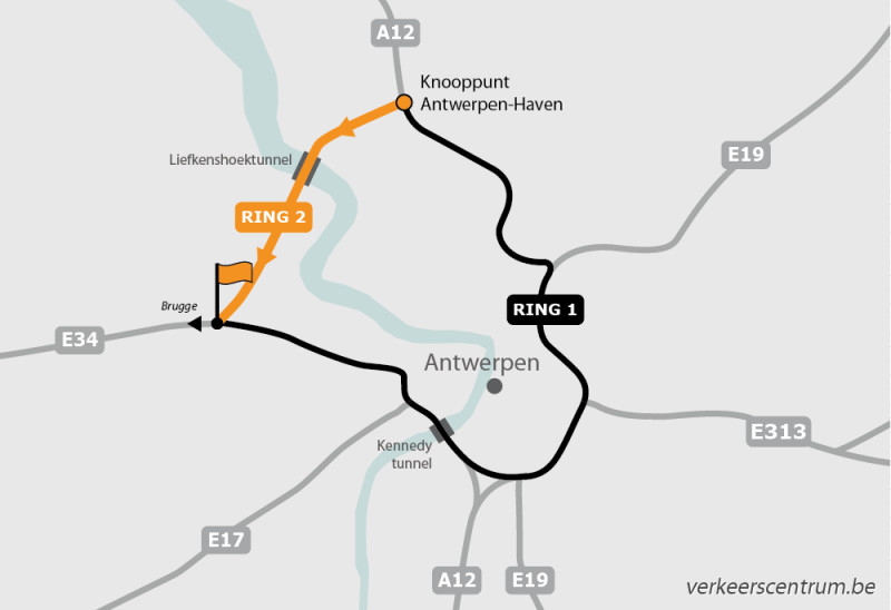 Ongeval op Antwerpse Ring bij Borgerhout zorgt voor zware ... Ongeval op Antwerpse Ring bij Borgerhout zorgt voor zware ...