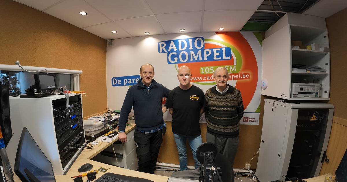 Na 41 jaar heeft Radio Gompel eindelijk een nieuwe digitale studio ...