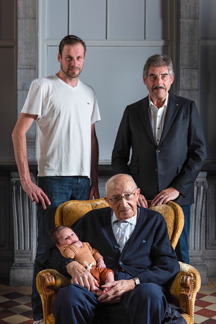 Dubbel geluk bij de familie De Mey: César maakt er een viergeslacht van ...