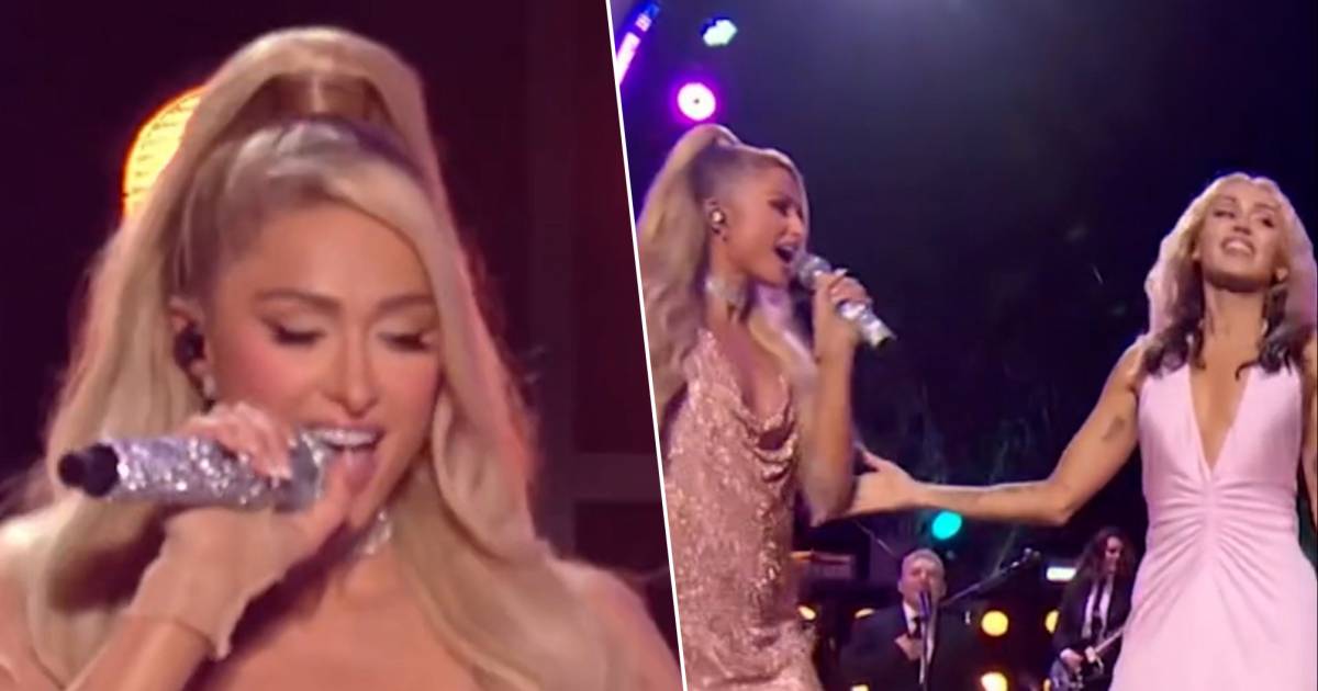 Verrassing om het jaar af te sluiten: Paris Hilton zingt eigen hit ...