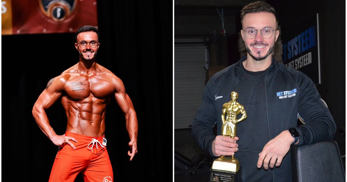 Jonas (27) kroont zich tot Belgisch kampioen bodybuilding: “Altijd ...