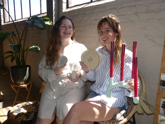 Reninca (30) en Ellen (25) organiseren ‘claydates’ in Farmfabriek ...