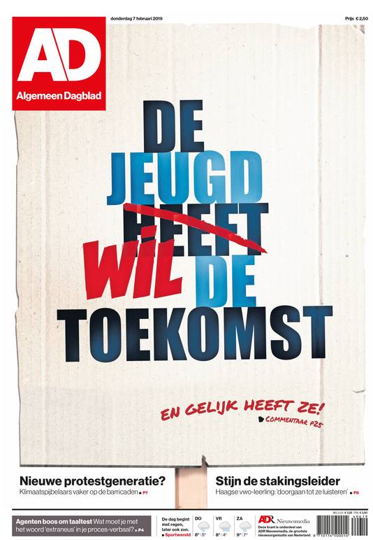 Terugblikken op 2019 met vijf unieke AD-voorpagina's | Hoe | AD.nl
