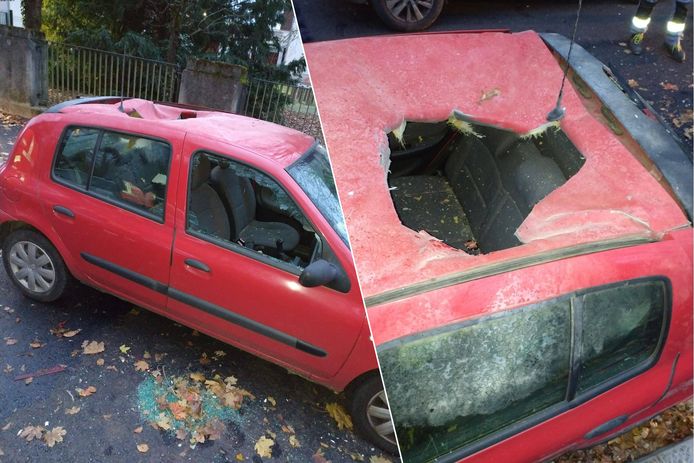 Onderzoek naar mogelijke inslag meteoriet op Renault Clio in ...