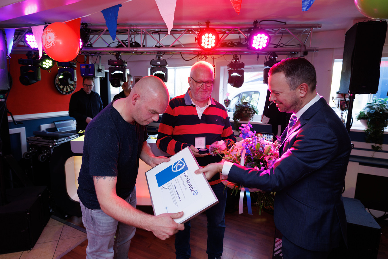 Kamper Trompetter Korps krijgt zilveren legpenning tijdens ...