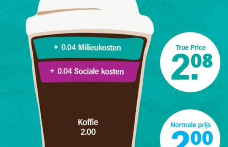 Albert Heijn experimenteert in Nederland met ‘eerlijke prijs’ voor meeneemkoffie | Foto | hln.be