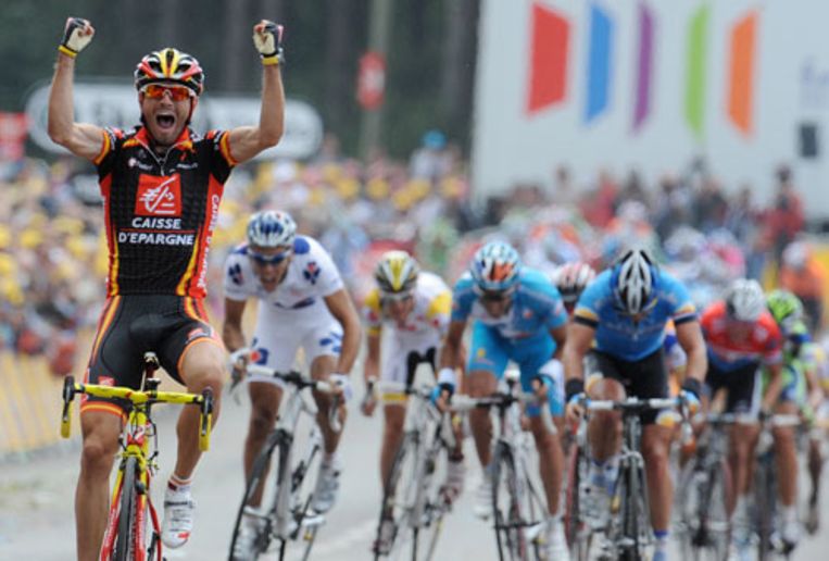 Geel en etappezege voor Valverde | De Volkskrant