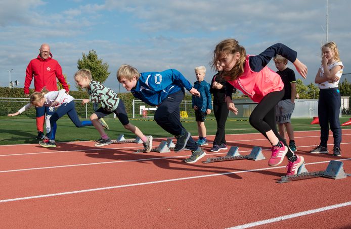 Klaar voor de start? Af! In Houten kunnen kinderen éindelijk uit de startblokken op een echte ...