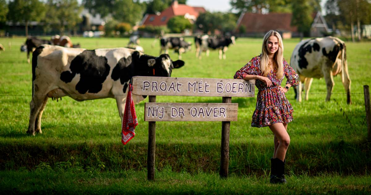 Michelle (20) is enige Twentse boerin op Boerinnenkalender: 'Het is wel ...