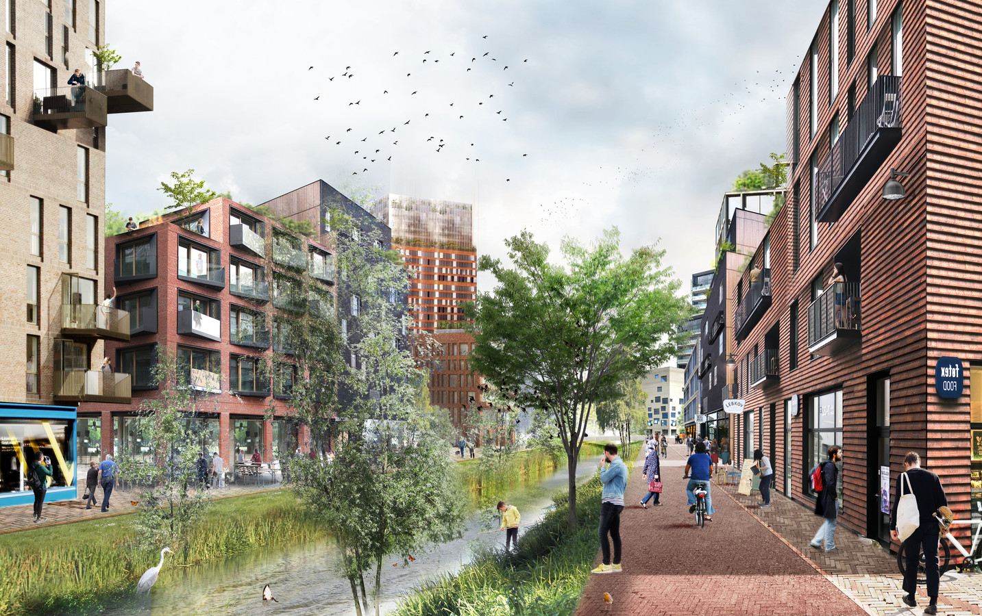 Grootste autoluwe wijk van Europa komt er; groen licht voor woningen ...