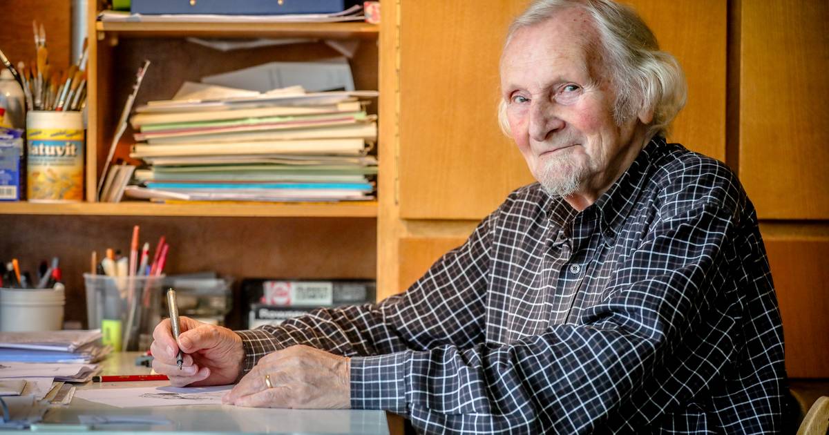 Willy Bosschem blijft ook op zijn 94ste cartoons tekenen en werkt aan ...