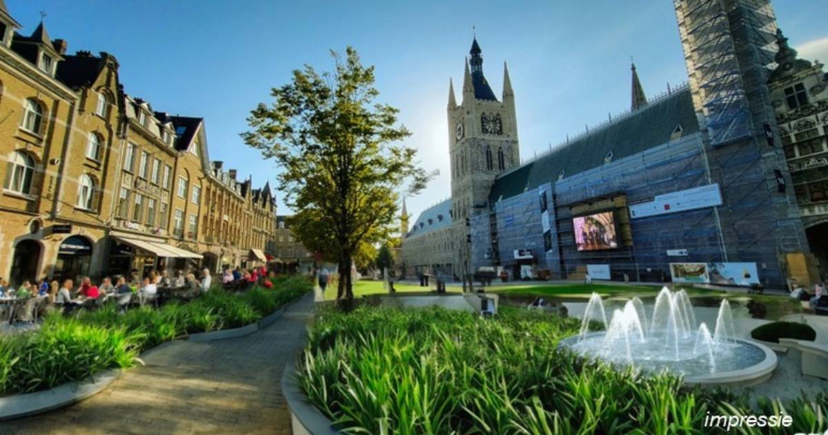Zo groen zou Grote Markt er kunnen uitzien volgens CD&V: “Met minder doorgaand verkeer ...