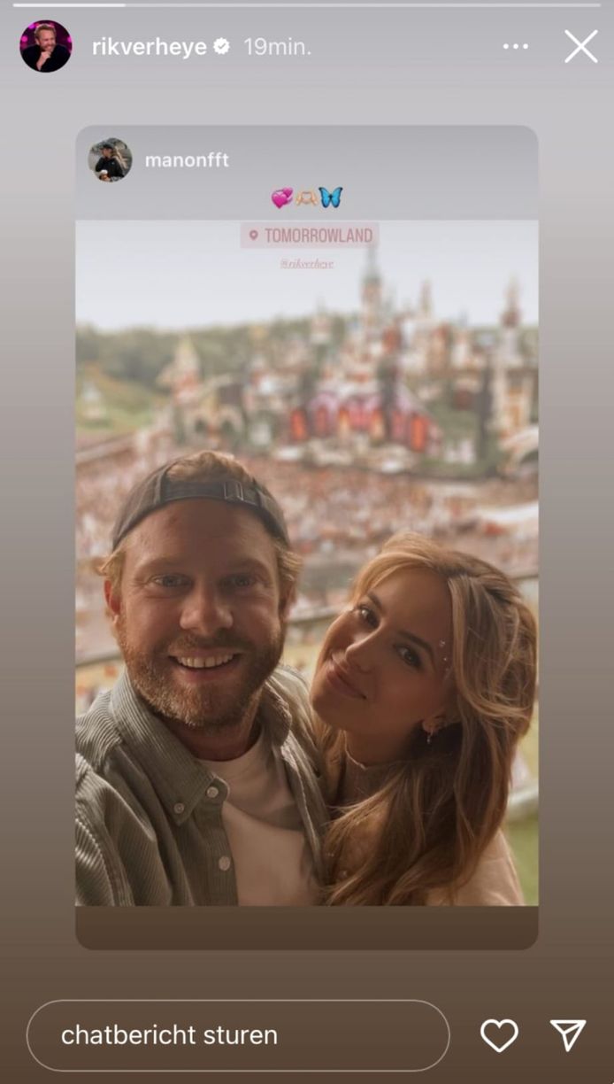 Gedaan met de anonimiteit: Rik Verheye deelt foto met nieuwe vriendin Manon | Showbizz | hln.be
