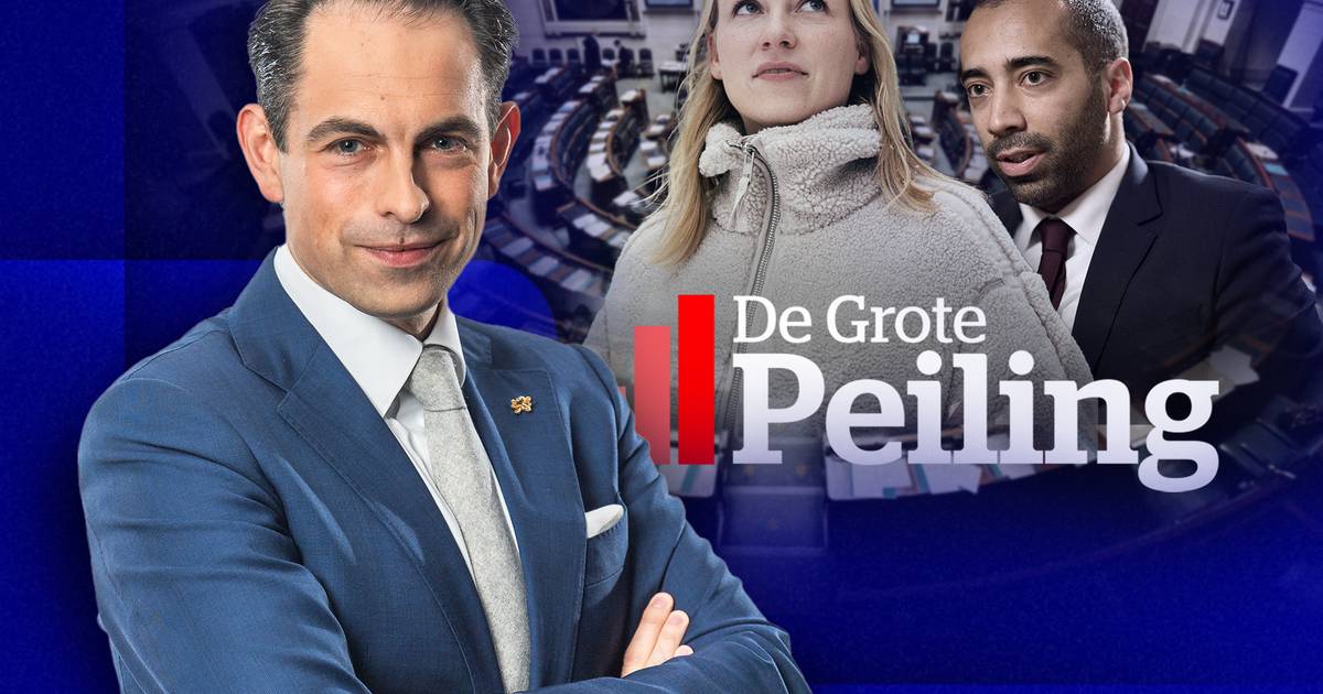DE GROTE PEILING. Vlaams Belang met voorsprong de grootste, Vooruit ...