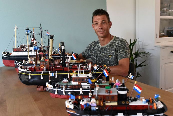 Tot in de kleinste details bouwt Jebbo (41) met Lego schepen na, maar ...
