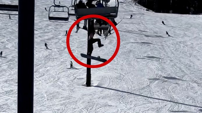 KIJK. Skiër filmt schokkend moment waarop 16-jarige snowboardster uit ...