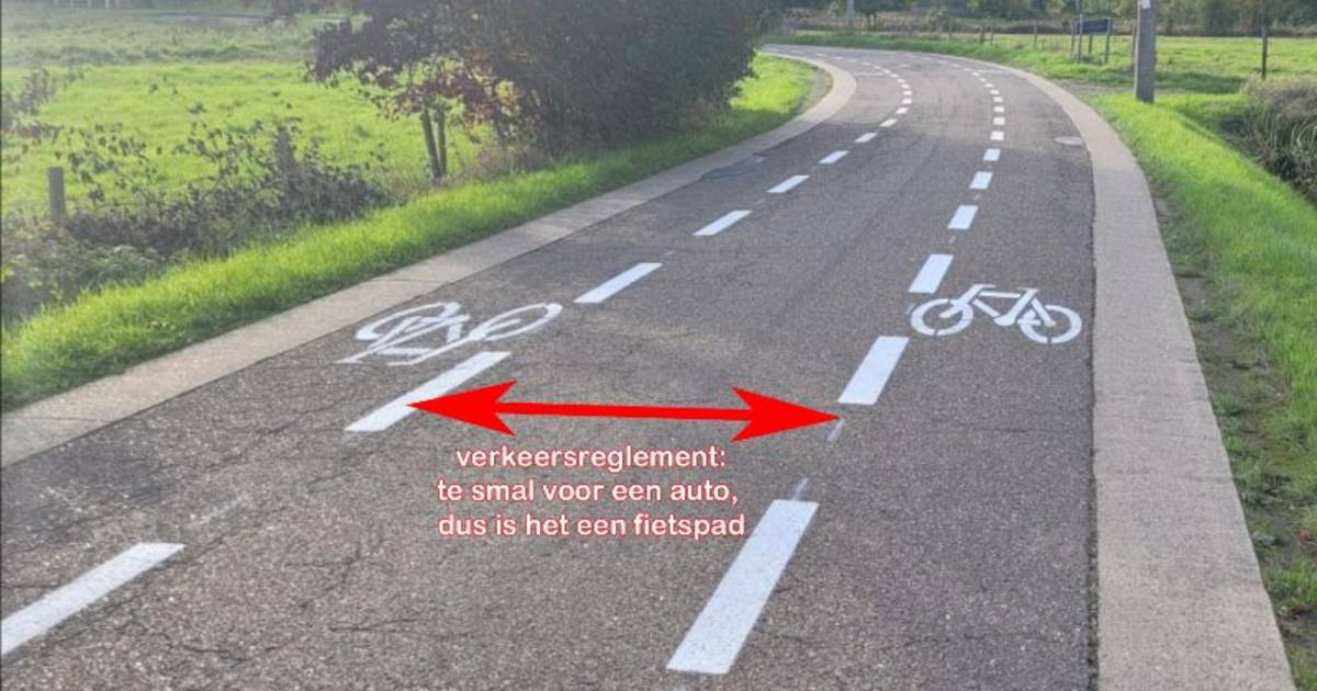 “Te smal voor een auto, dus is het een fietspad?”: klacht tegen ...