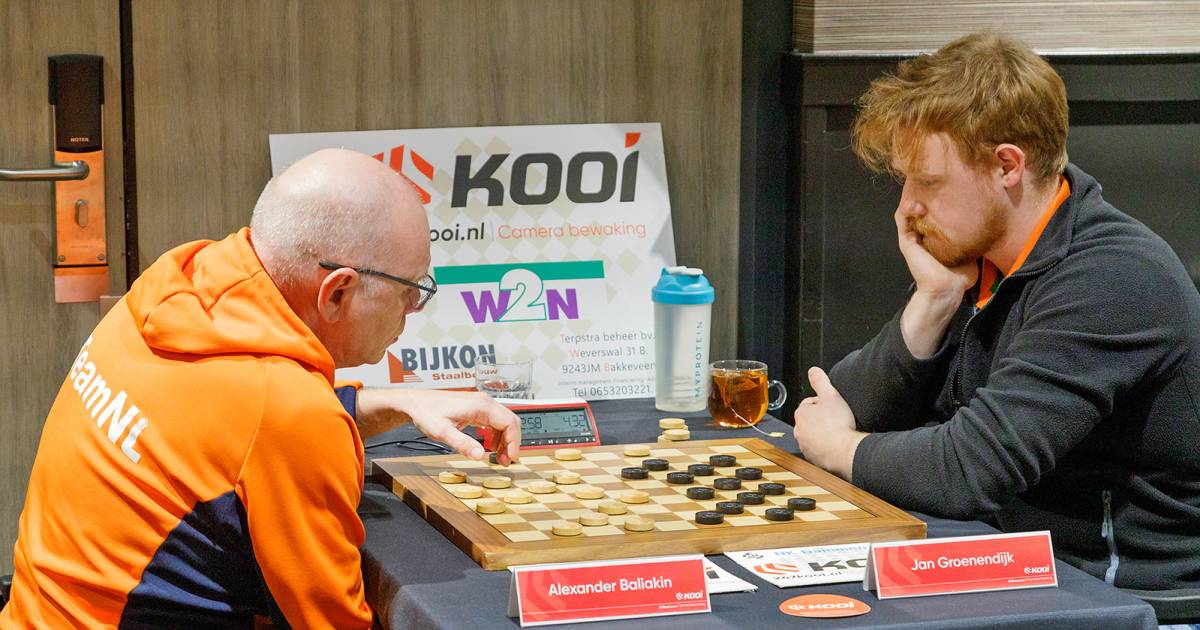 Hattrick voor dammer Jan Groenendijk: ‘Nu alles op alles zetten om in ...