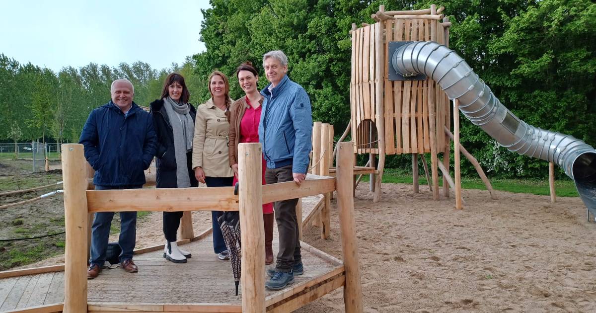 Provincie opent nieuwe speeltuin aan recreatiedomein Nieuwdonk: “Pak ...