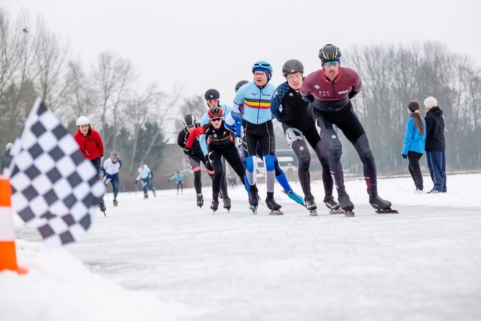 Eerste Vlaams kampioenschap schaatsen op natuurijs vindt plaats in ...