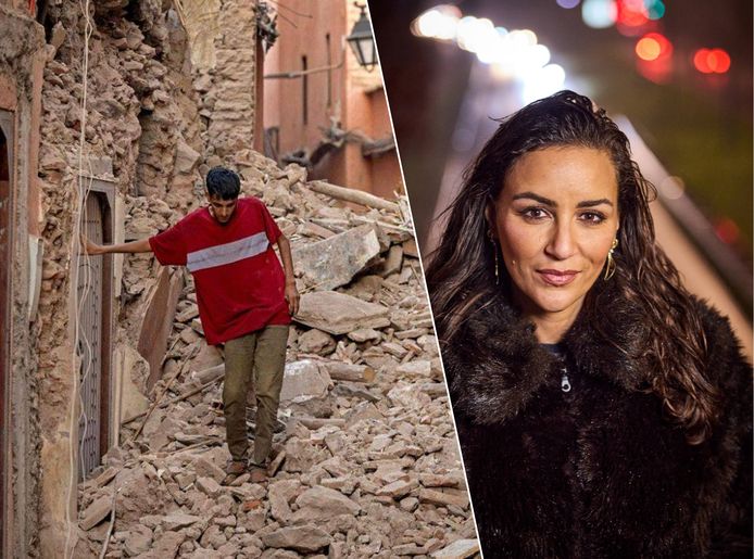 Mahasin zat in het vliegtuig op weg naar Marrakesh toen ze hoorde over ...