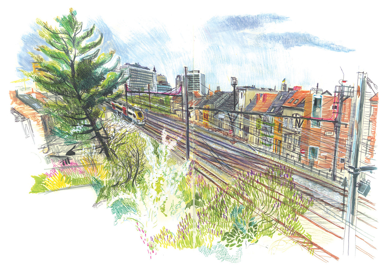 Gevangen en verteld tussen de autostrades: unieke strip toont hoekjes van Ledeberg door unieke ...