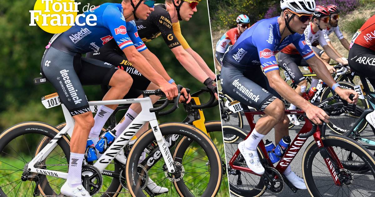 Waarom nu eens een witte Canyon, dan weer een rode voor Mathieu van der ...