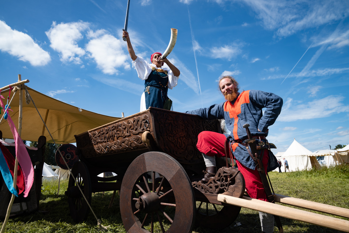 Op bezoek bij ridders en Vikingen op middeleeuws spektakel Condacum ...