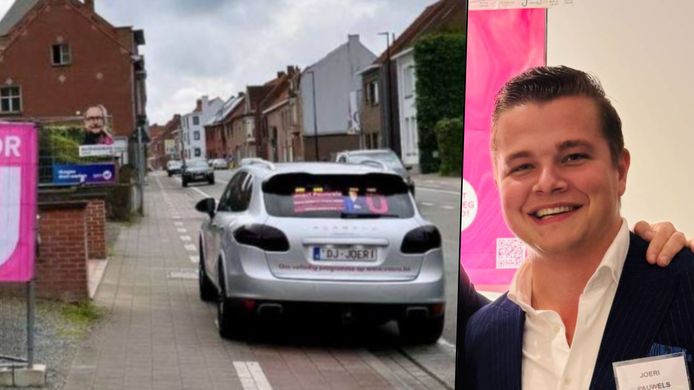 Dj Joeri parkeert met Porsche pardoes op… fietspad: “Ik was gehaast ...