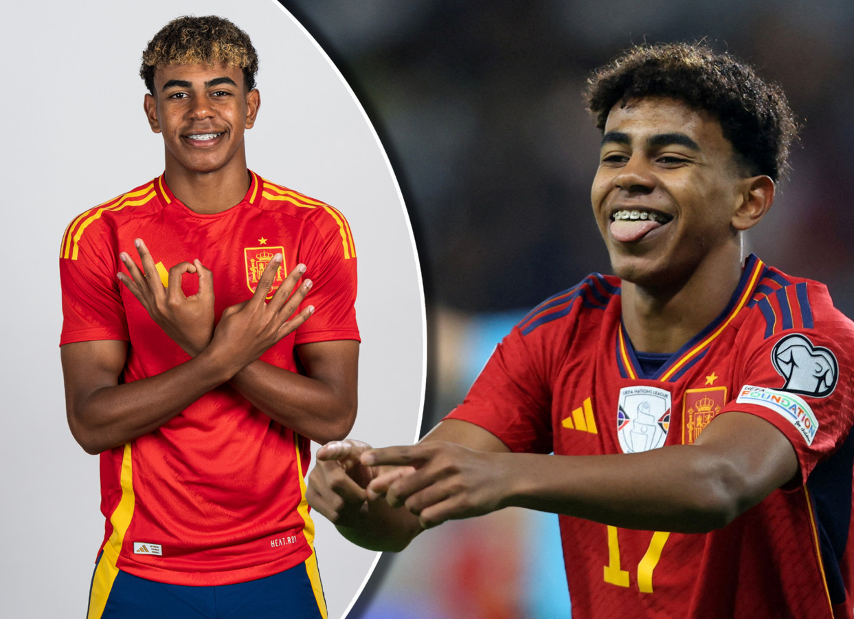 Dit is het Spaanse supertalent Lamine Yamal, met zijn 16 jaar de ... Dit is het Spaanse supertalent Lamine Yamal, met zijn 16 jaar de ...