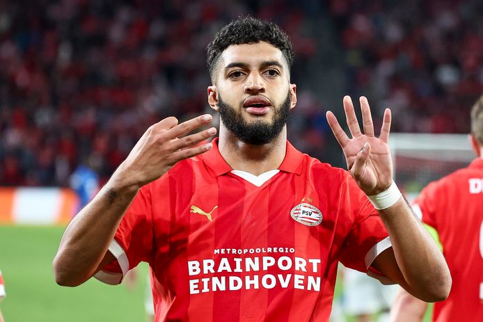 Saibari grote man bij PSV met twee goals in Champions League voorronde ...