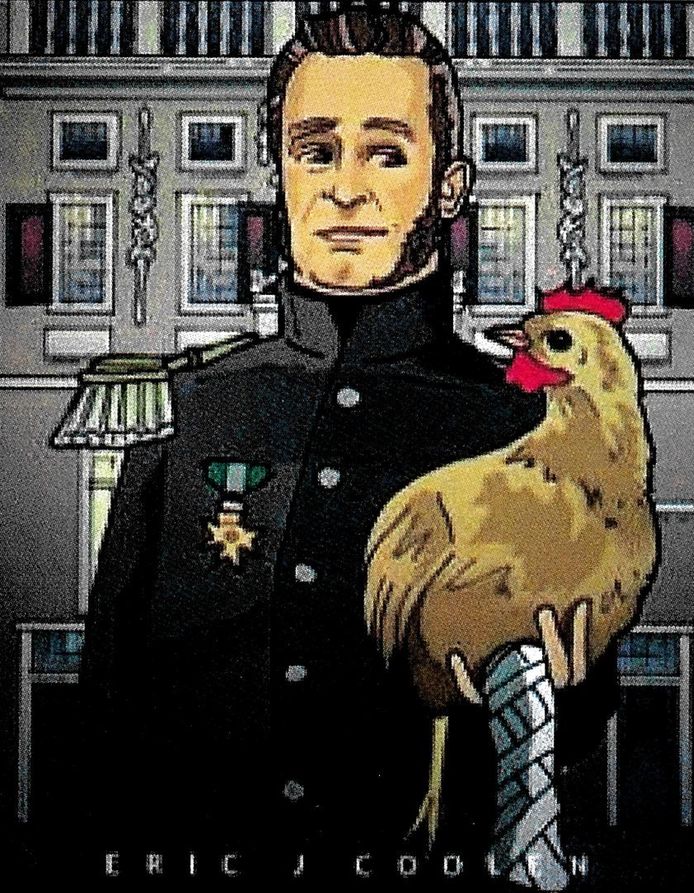 Budelse uitvinder brak pootjes van levende kippen om zijn gipsverband ...