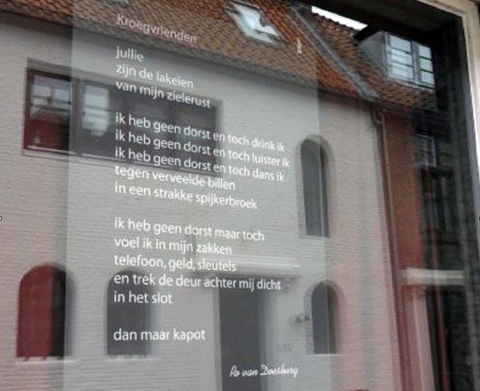 Gedicht ‘Kroegvrienden’ van oud-wethouder Ro van Doesburg spoorloos ...