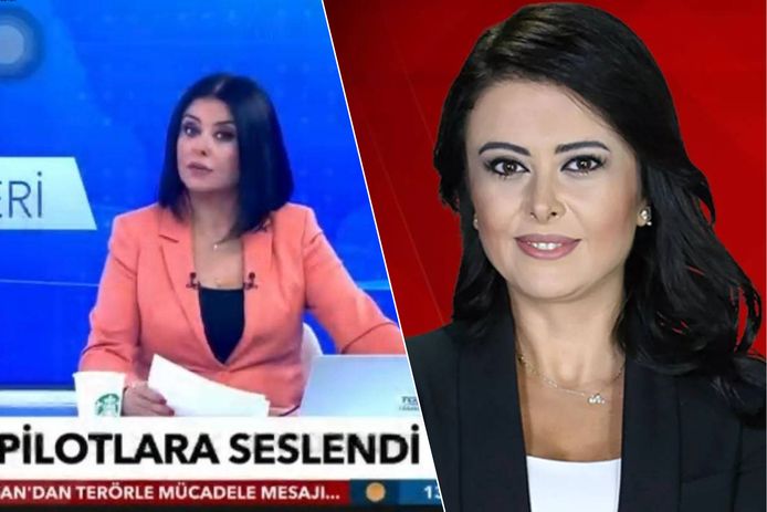 Turks nieuwsanker ontslagen door ‘Starbucks’-koffiebeker op nieuwsdesk | TV | hln.be