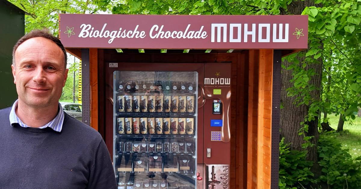 Nieuw in Gent: de allereerste automaat met bio-chocolade van het land ...