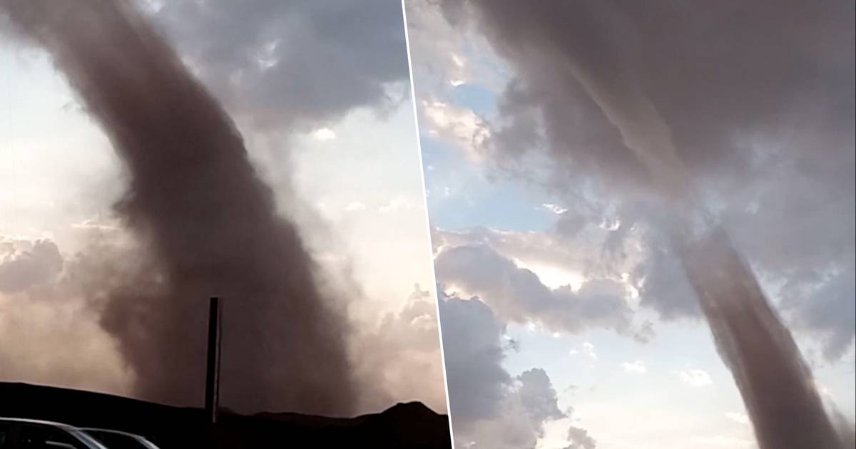 Apocalyptische beelden: giga-tornado gefilmd in Saoedi-Arabië ...