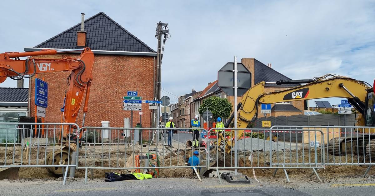 Werken tussen Zuidlaan en Acaciastraat vanaf maandag | Wetteren | hln.be