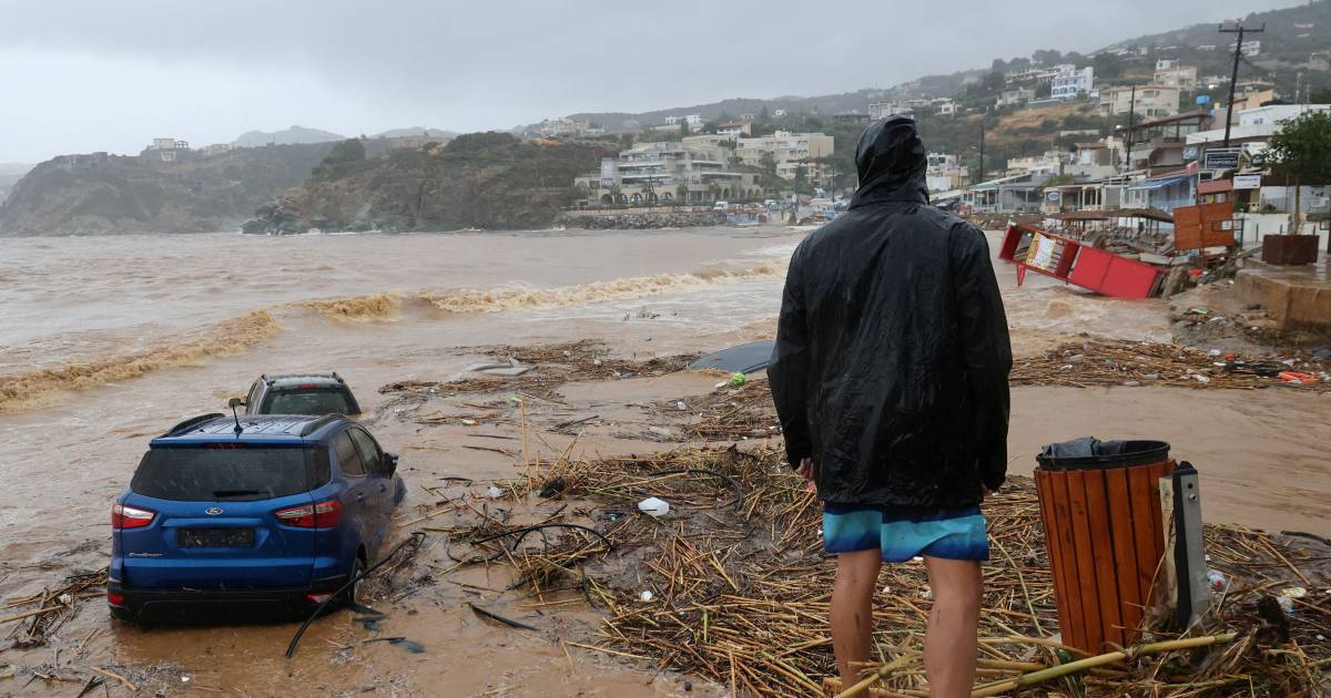 Des inondations en Crète font un mort et deux disparus | Monde | 7sur7.be