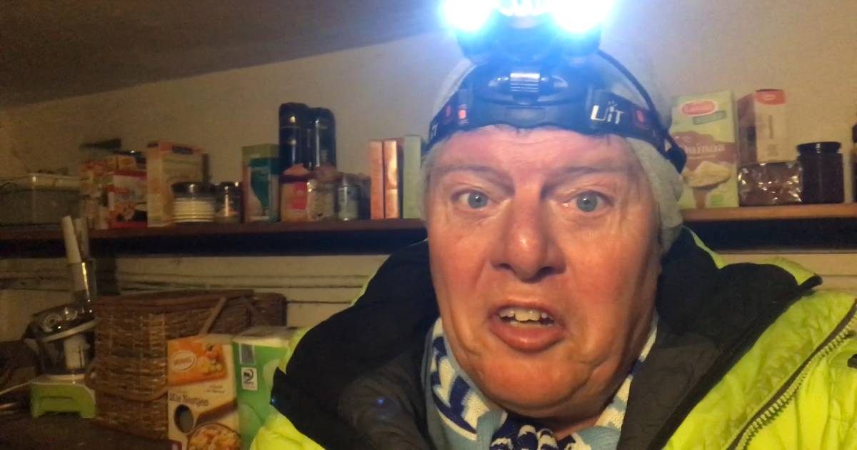 Frans Miggelbrink zit al twee weken in z'n kelder: 'Het blijft maar ... Frans Miggelbrink zit al twee weken in z'n kelder: 'Het blijft maar ...